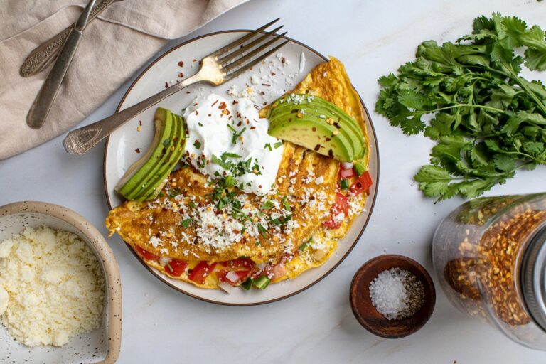 Chili Cheese Omelette | Golden Truffle