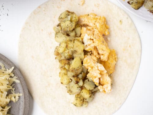 Breakfast Potato Burrito | Golden Truffle