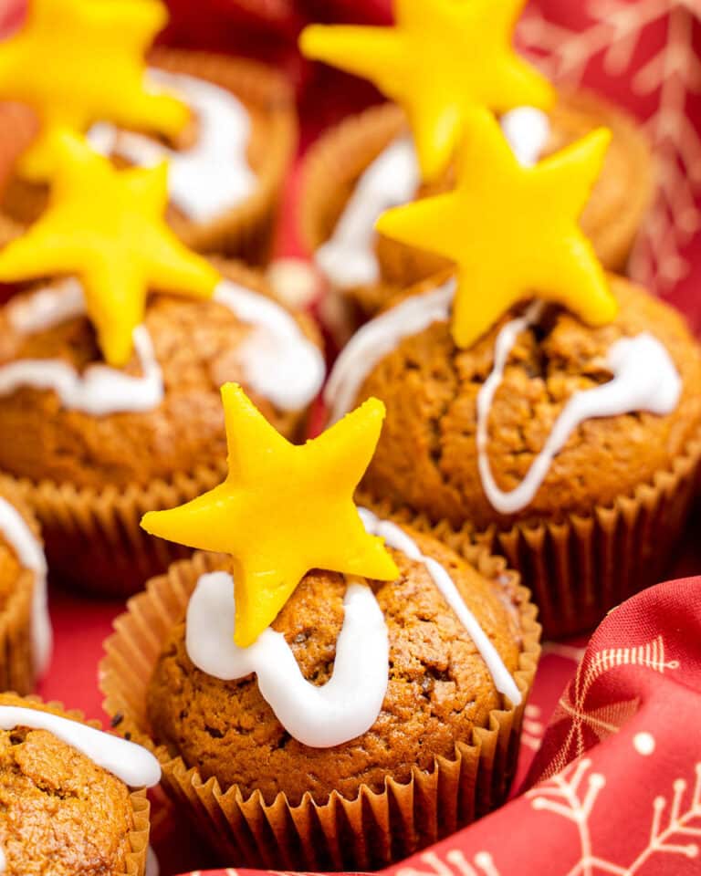 Gingerbread Christmas Muffins | Golden Truffle