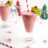 Strawberry Mint Christmas Smoothie | Golden Truffle