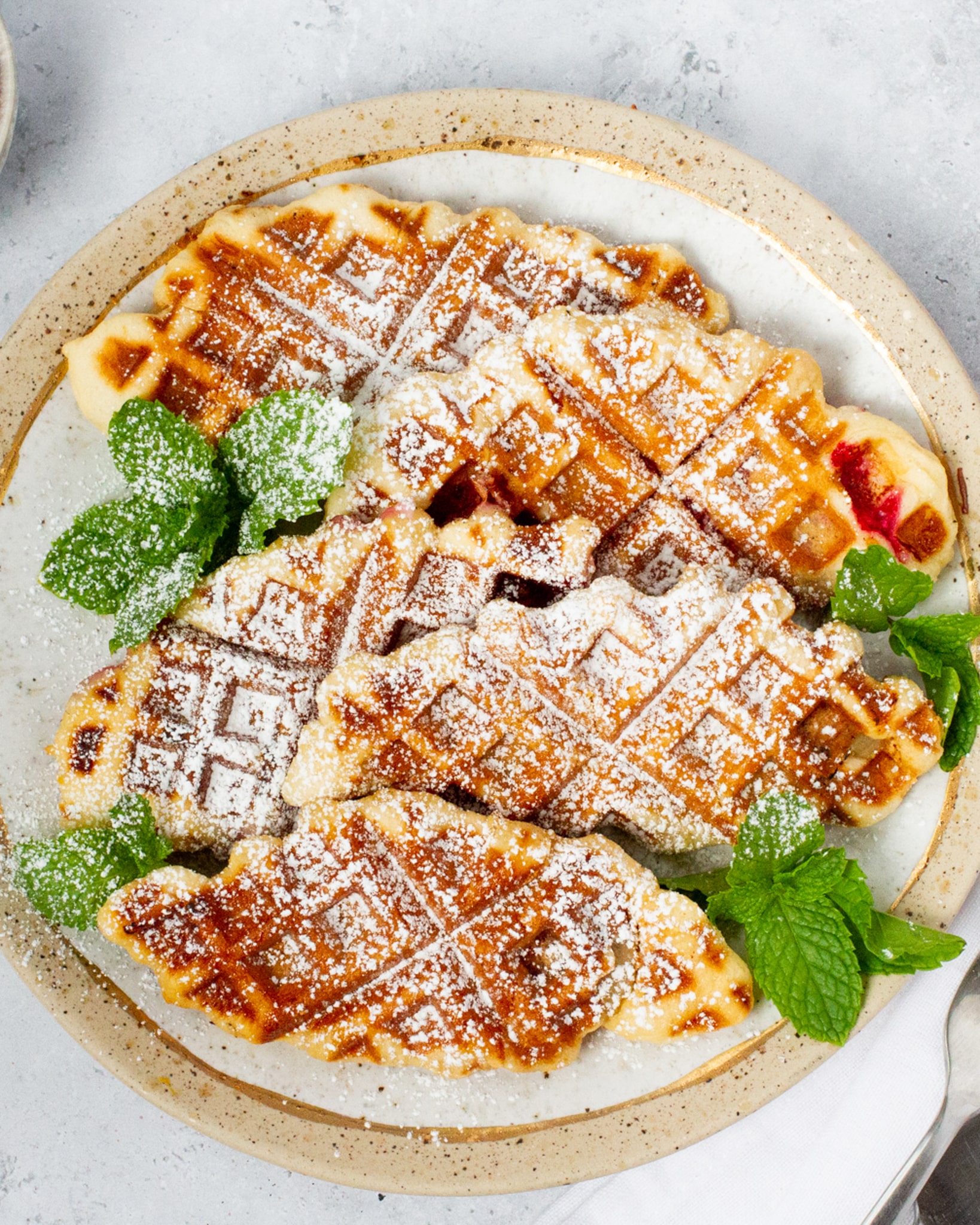 Stuffed Croffles (Croissant Waffles) | Golden Truffle