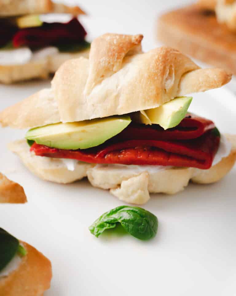 Vegan Croissant Sandwich | Golden Truffle