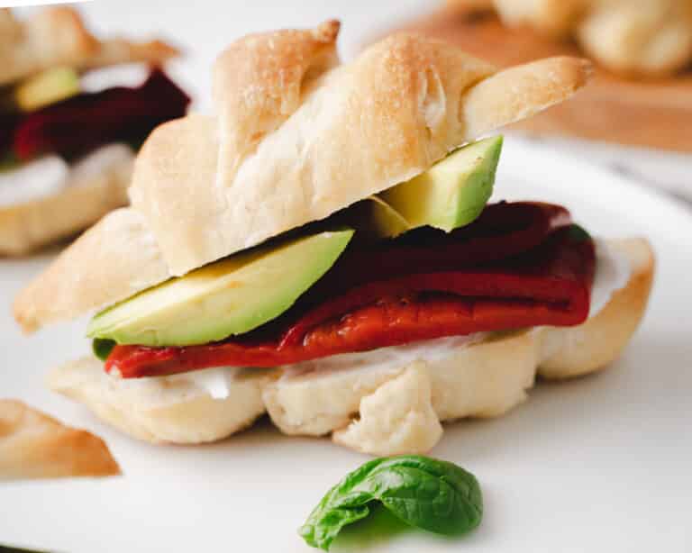 Vegan Croissant Sandwich | Golden Truffle