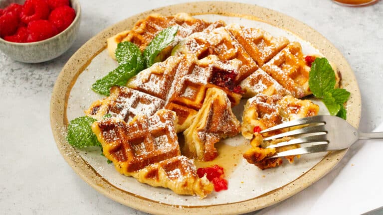 Stuffed Croffles (Croissant Waffles) | Golden Truffle