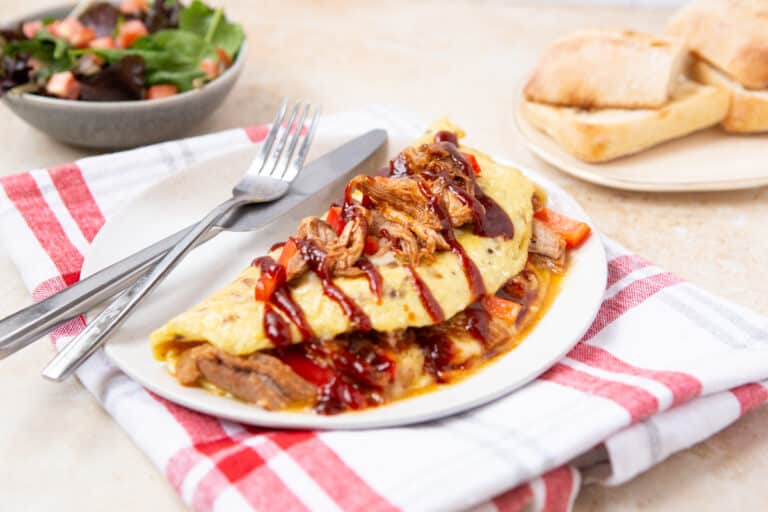 Pulled Pork Omelette | Golden Truffle