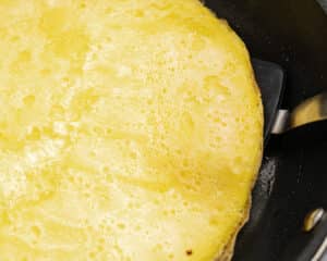 Spinach & Goat Cheese Omelette | Golden Truffle