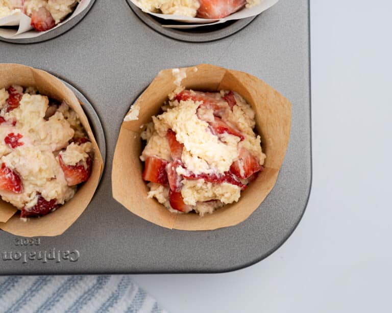 Strawberry Shortcake Muffins | Golden Truffle