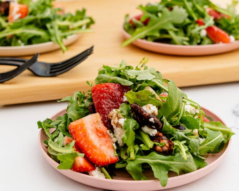 Strawberry Goat Cheese Salad Golden Truffle